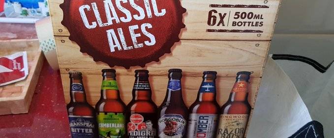 Am luat un 6-pack de diferite beri britanice - nwradu blog