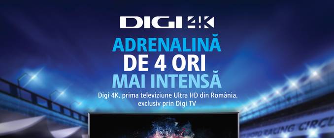 Digi lansează o televiziune 4K (și va transmite duminică Formula 1 ...