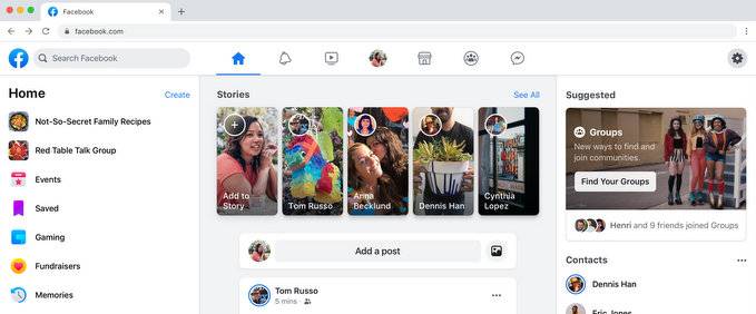 Facebook anunță noi funcții și un redesign cu care speră să redevină ...