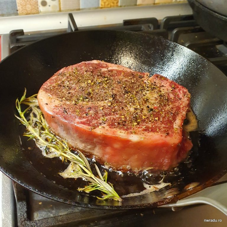 Am gătit un rib-eye au poivre mai bun decât în restaurante - nwradu blog