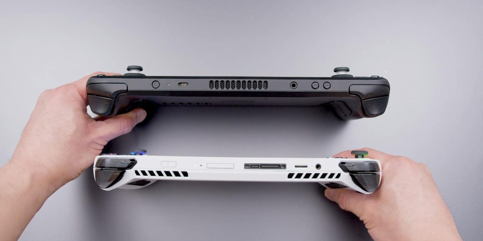 Consola portabilă Asus ROG Ally: ecran Full HD 120 Hz, rulează Doom ...